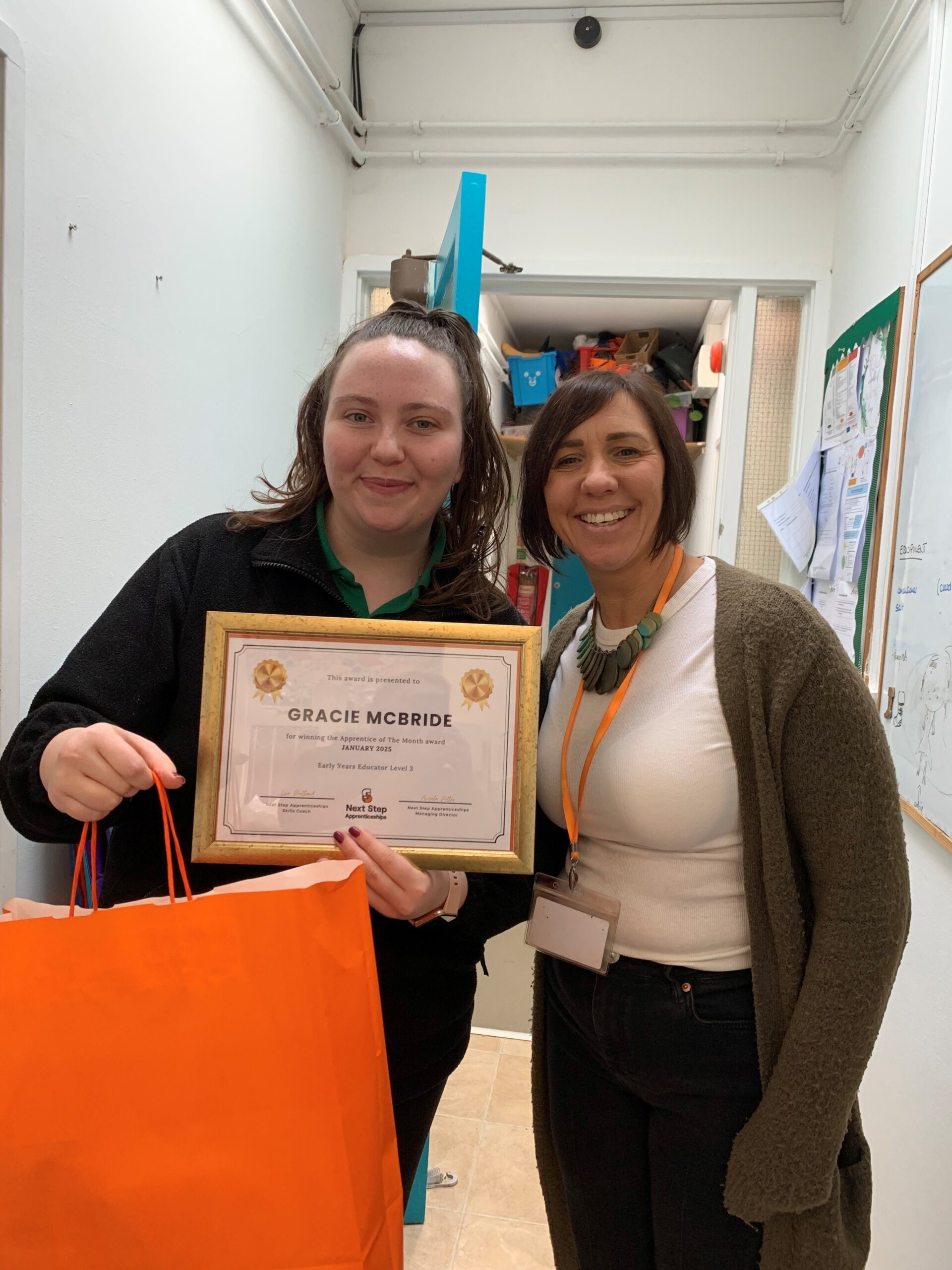 Apprentice of the Month - January 2025 - Next Step Apprenticeships